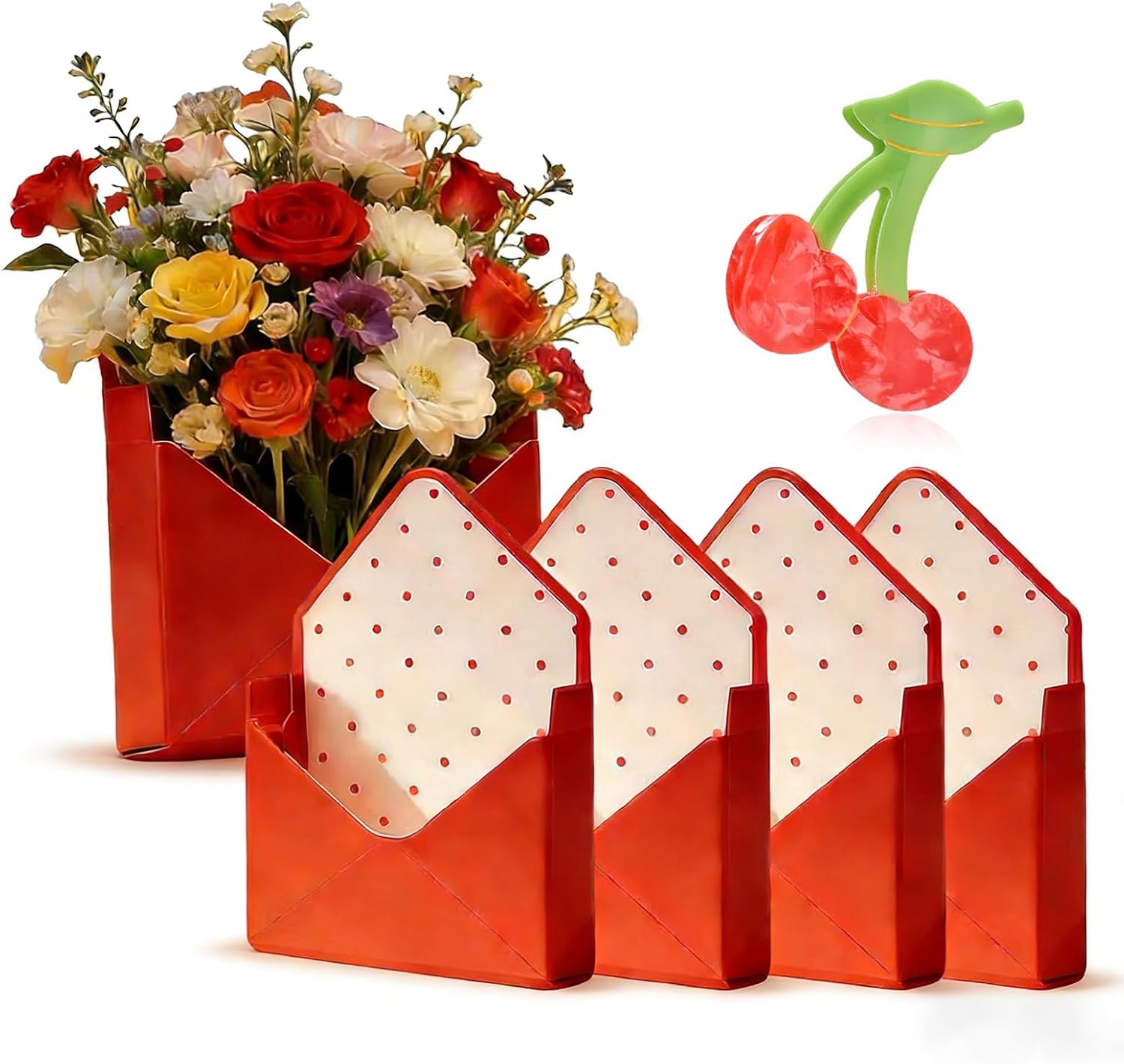 Valentine Envelope Boxes, Valentine Envelope Gift Box, Flower Wrapping ...