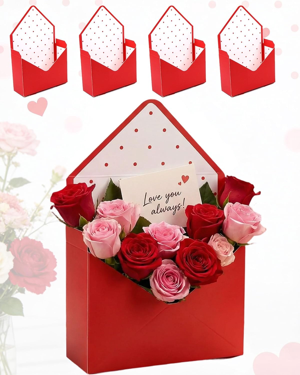 Valentine Envelope Boxes, Valentine Envelope Gift Box Standable ...
