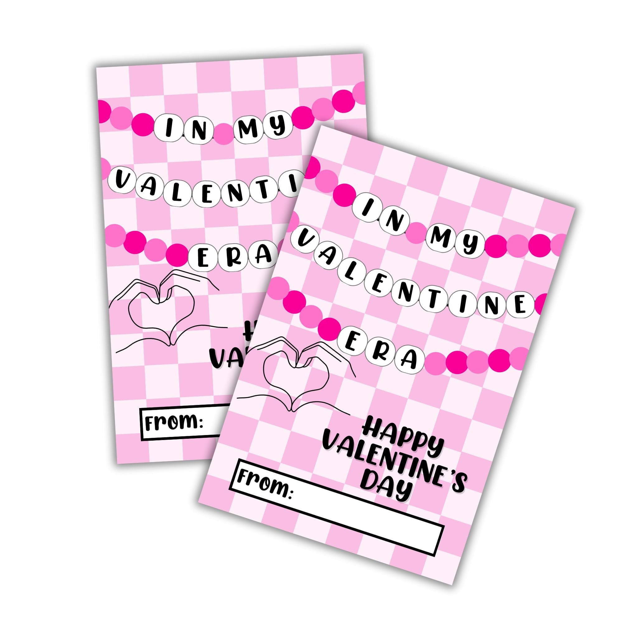 In My Valentine Era Valentines Day Class Cards 30 pack 4x6 inches for ...