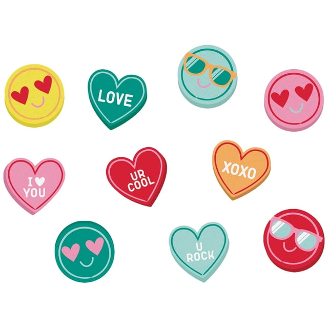 Valentine Erasers Mega Value Pack - Walmart.com