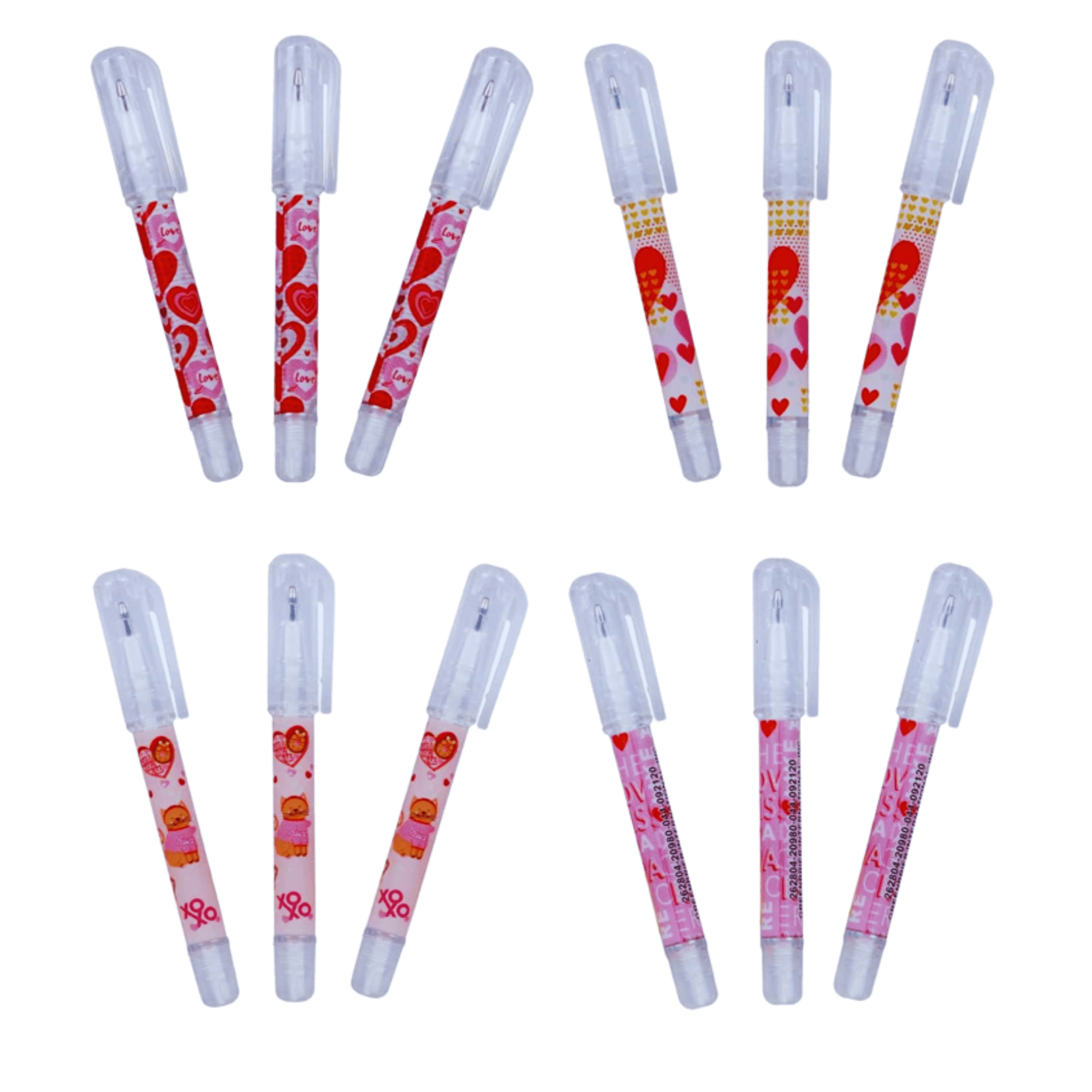 Valentine FSSTAM Valentines Day Mini Ballpoint Pens Set of 12 ...