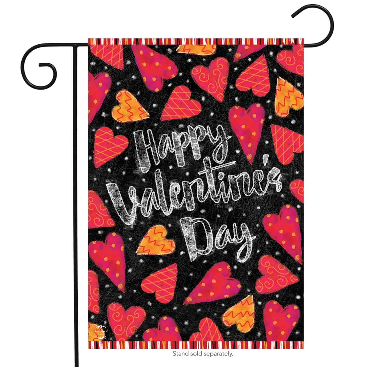 Valentine Garden Flag Hearts Valentine's Day Love 12.5" x 18" Briarwood ...