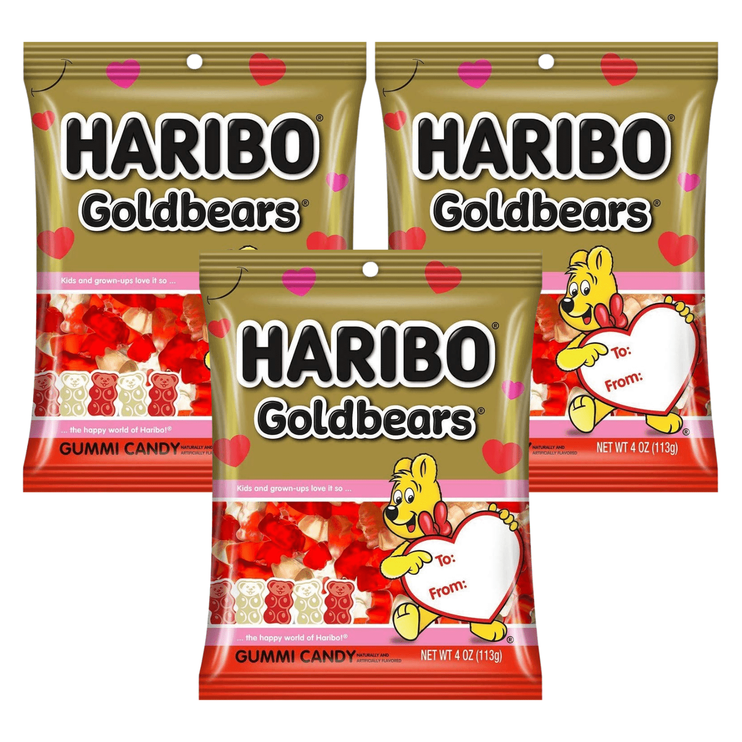 Gummy Candy Shaped Bears, Assorted Fruit, 4oz, Pack of 3 - Walmart.com