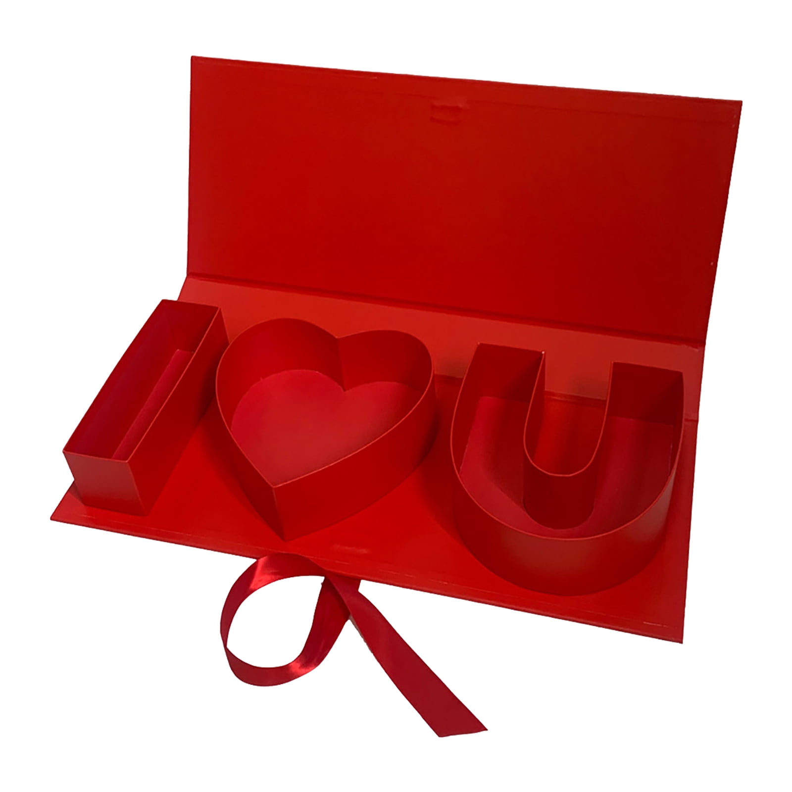 Valentine Love Gift Box, Empty I Love You Cardboard Letter Fillable ...