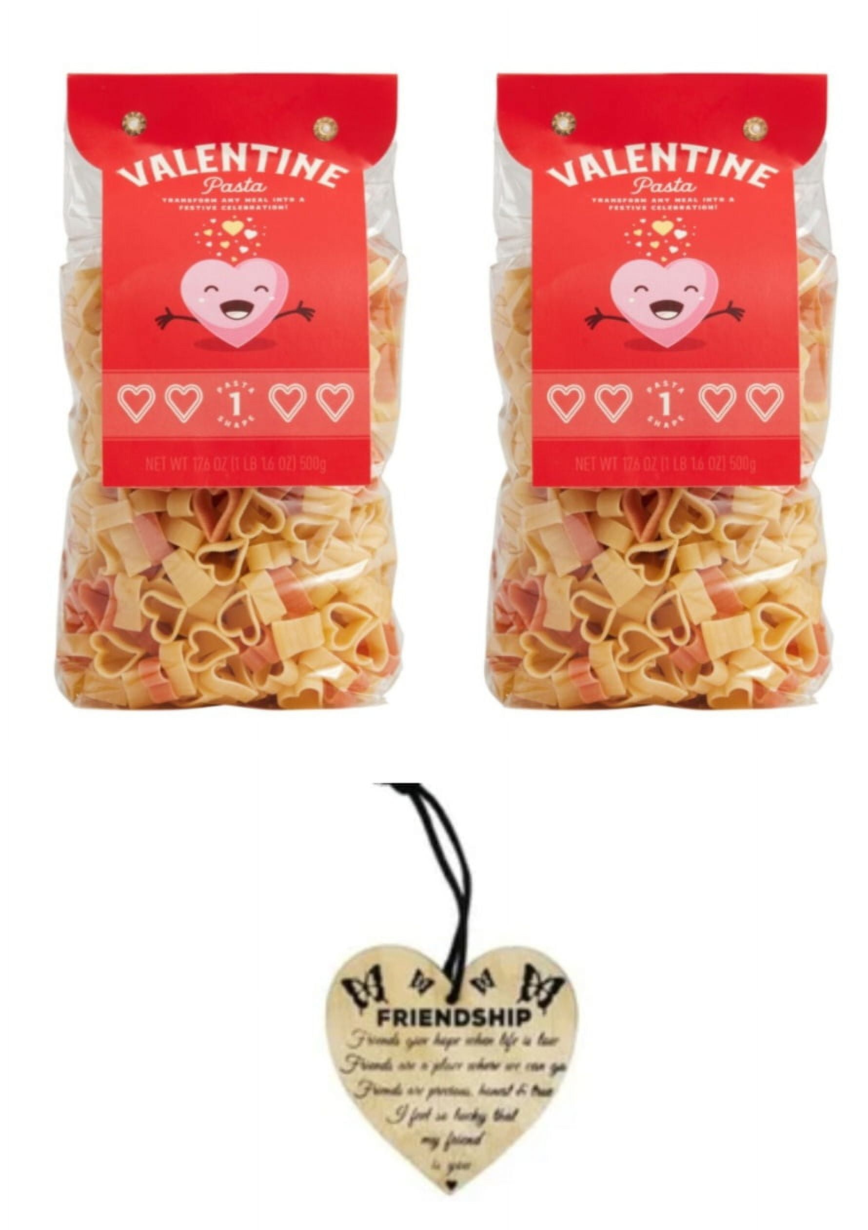 Valentine Love Pasta Heart Shaped Pasta 2 Pack with Queen of the Castle ...
