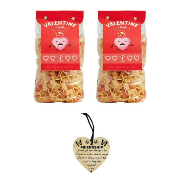 Valentine Love Pasta Heart Shaped Pasta 2 Pack with Queen of the Castle ...