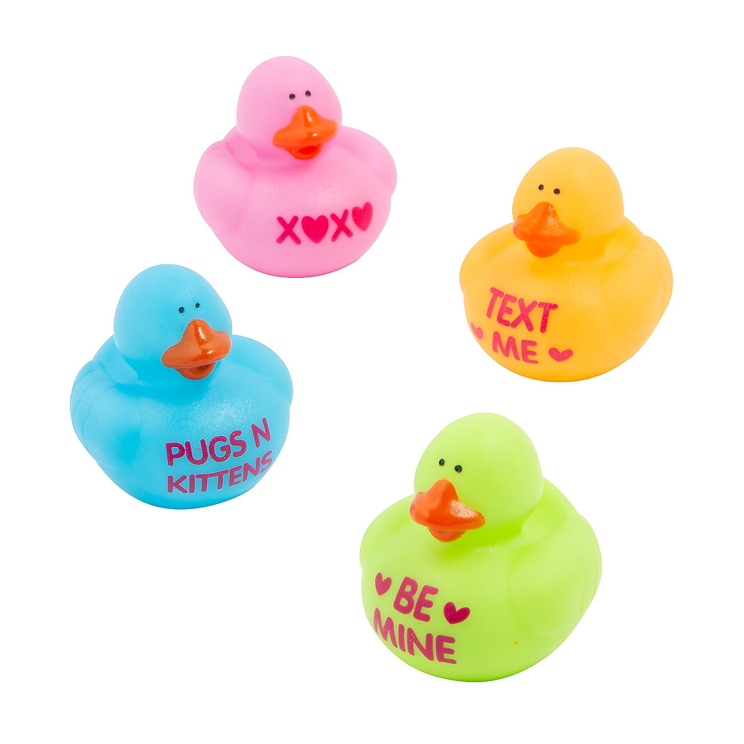 Valentine Rubber Duck - Party Favors - 12 Pieces - Walmart.com