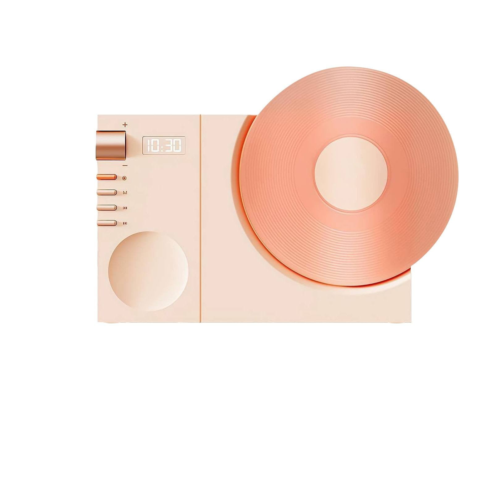 Valentine'S Day Decoration Bluetooth Clock Speaker Vinyl Bluetooth ...