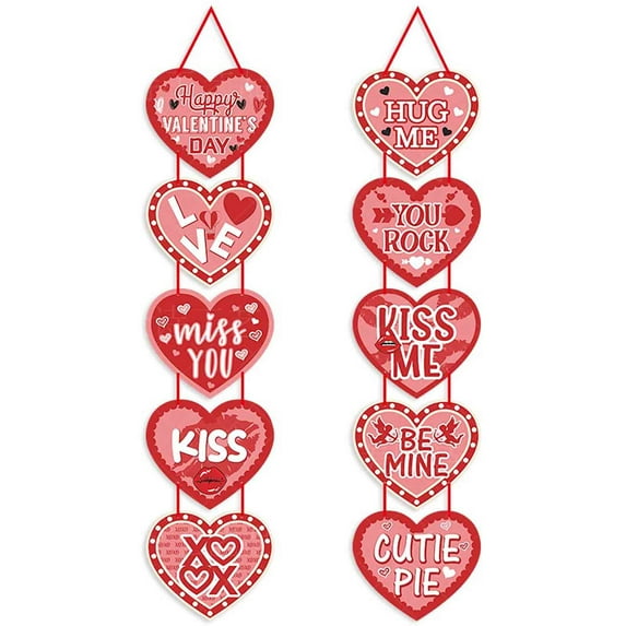 Valentine'S Day Door Hanging 2024 Theme Love Banner Happy Party ...