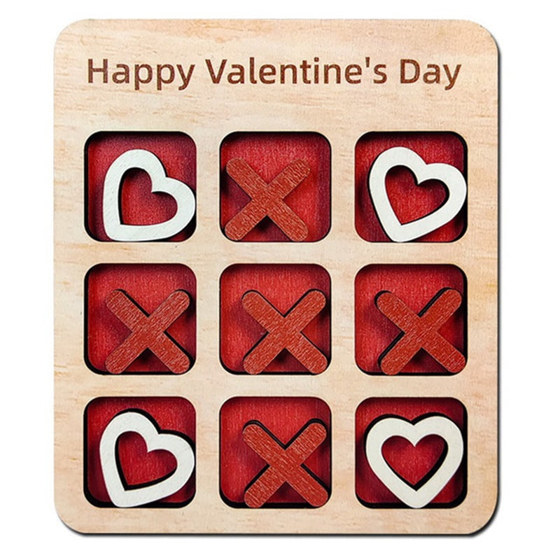 Valentine'S Day Love Board Game Wooden Love Strategy Board Game ...