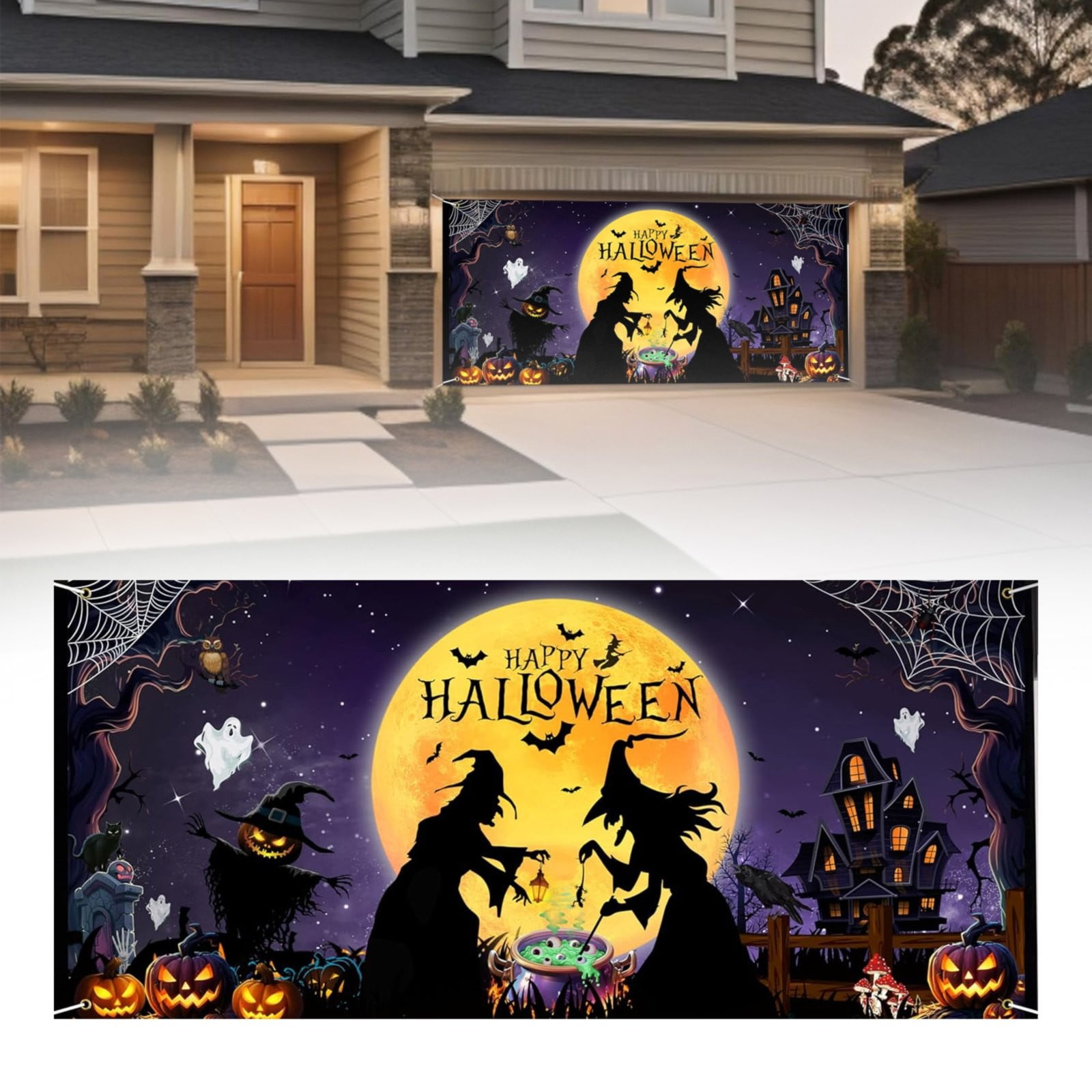 Halloween Garage Door Decals