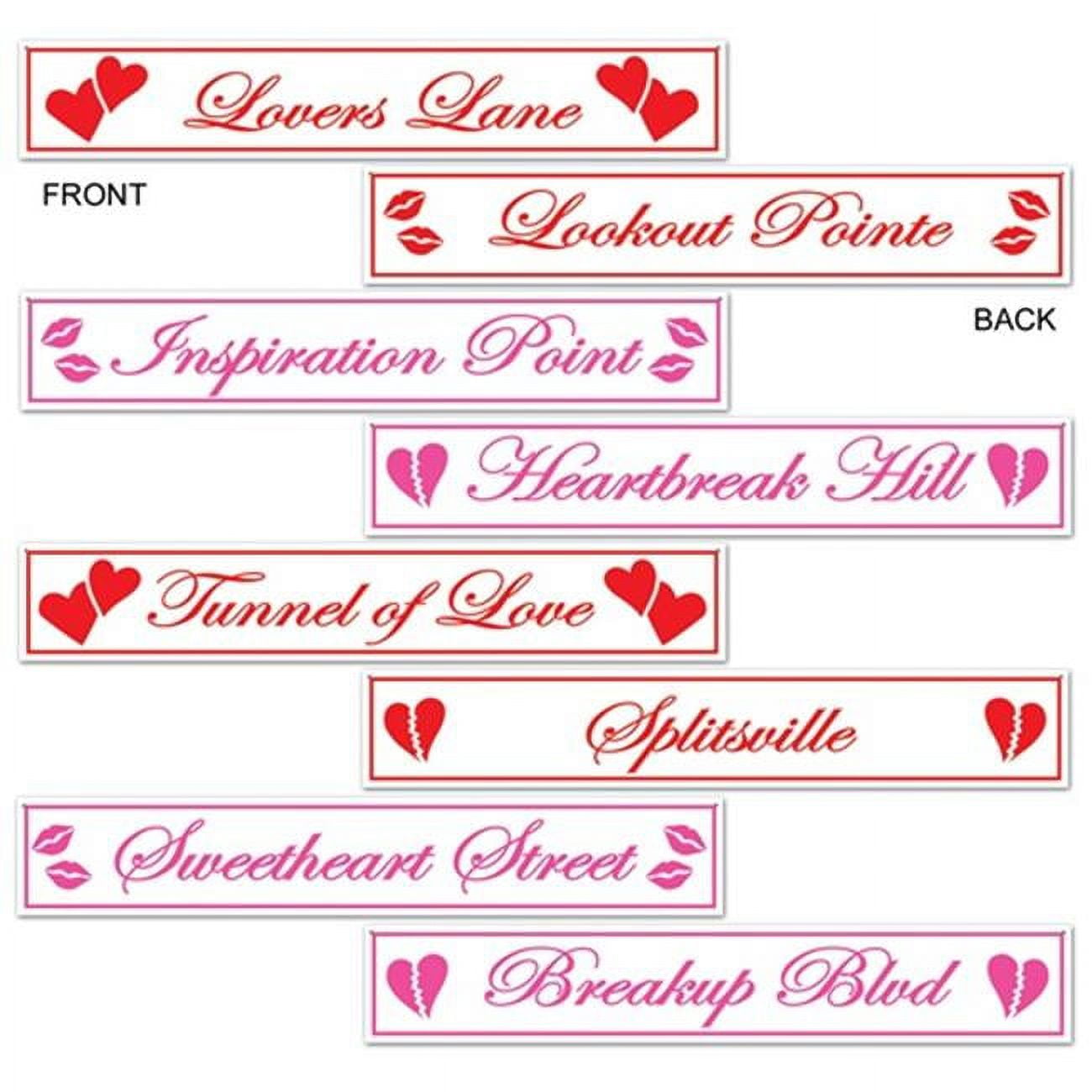 Valentine Street Sign Cutouts - Walmart.com