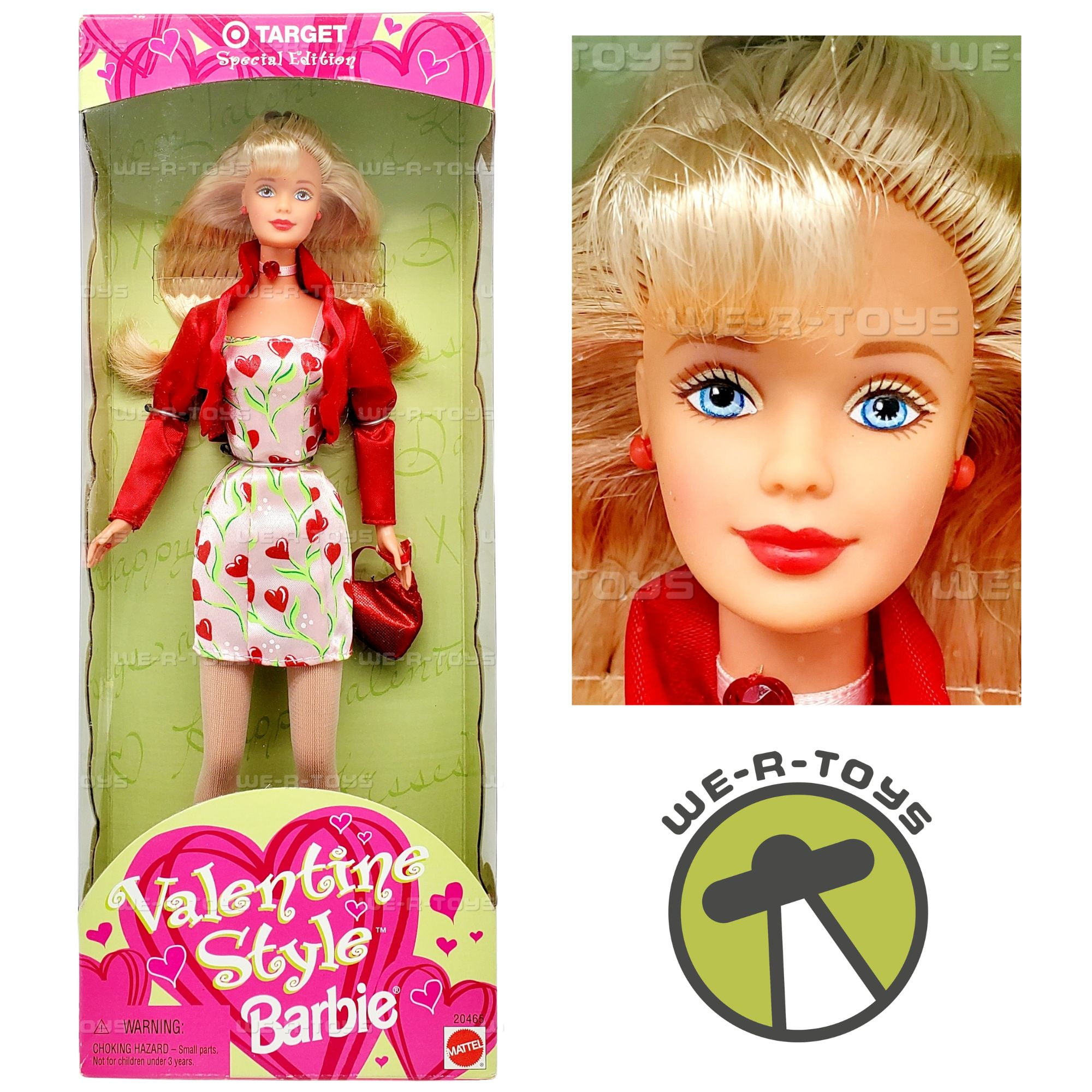 Valentine Style Barbie Doll Target Special Edition 1998 Mattel 20465 ...