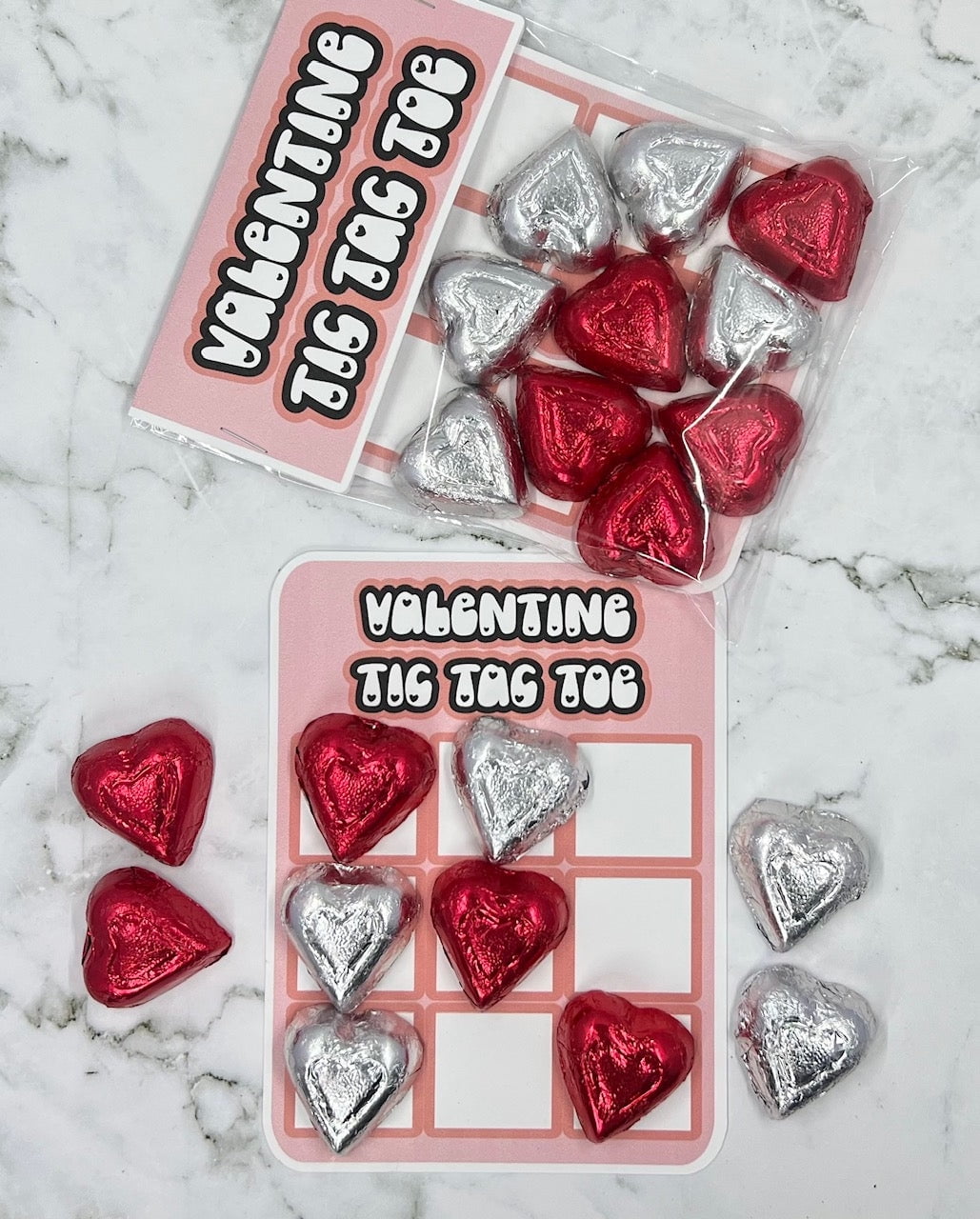 Valentine Tic Tac Toe Treat Bag | Fun Valentine’s Day Game Gift with ...