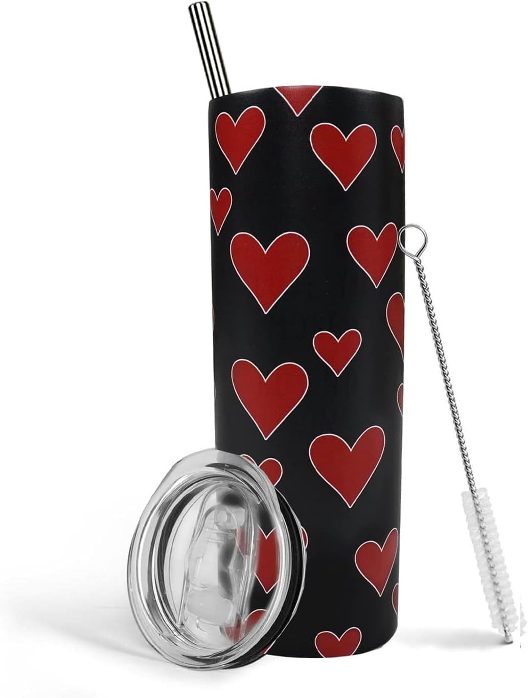 Valentine Tumbler With Lid and Straw Stainless Steel 20oz Valentine ...