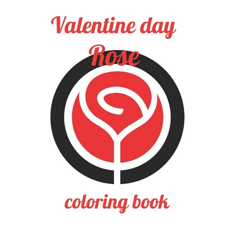 valentine roses coloring pages