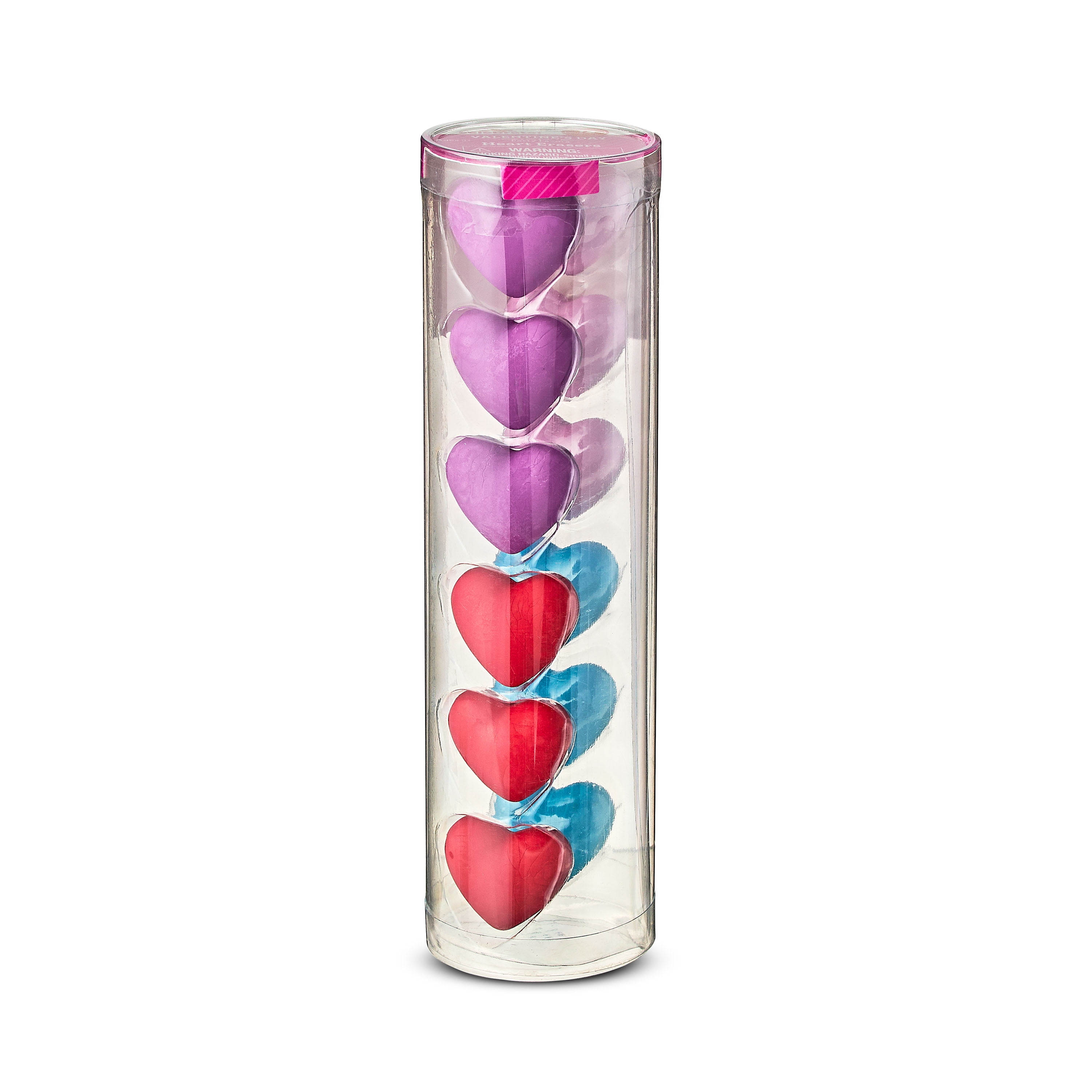 Valentine's Day Assorted Heart Erasers Party Favors, 12 Count, by Way ...