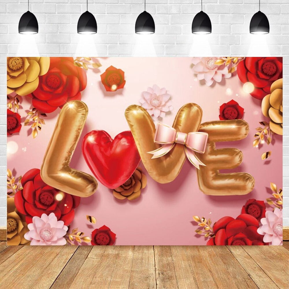 Valentine's Day Backdrop Valentine Love Backdrop Decor Holiday ...