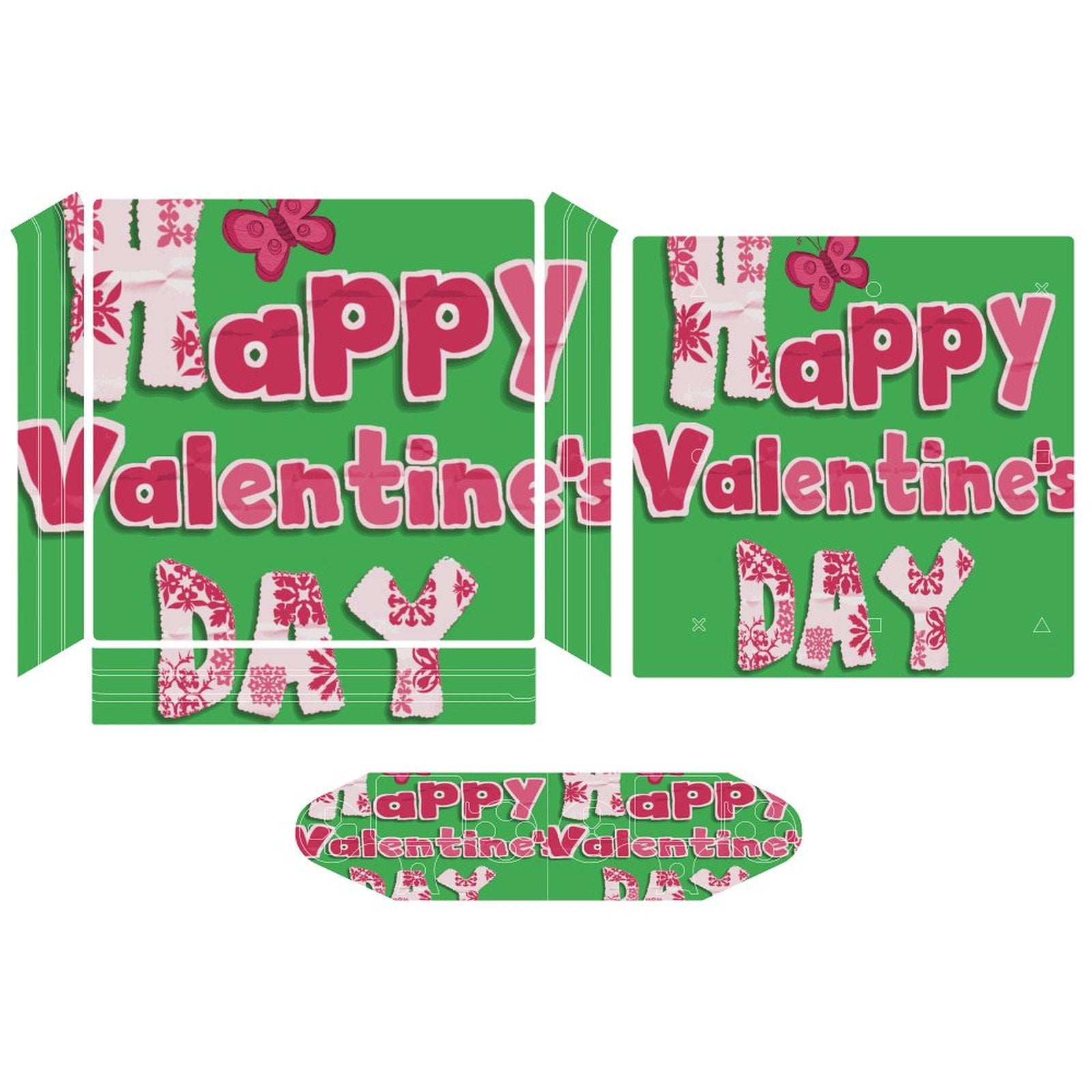 Valentine's Day, Blessings, Words PS4 Pro/PS4 Slim Skin Sticker For ...