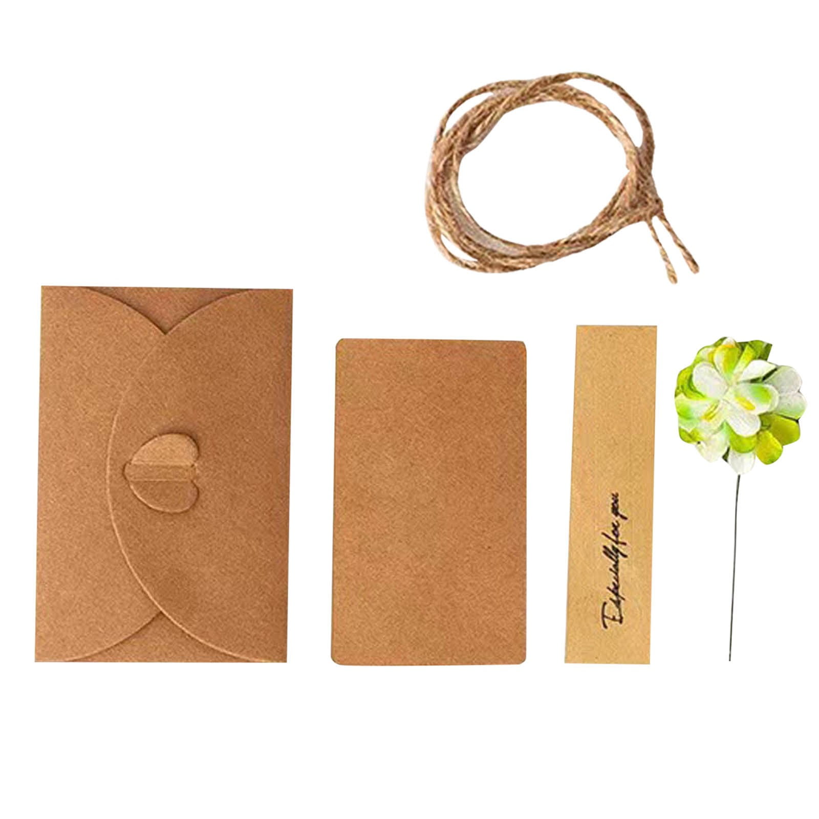 Daisy Valentine's Day Cards Contain Envelopes With Dried Flowers ...