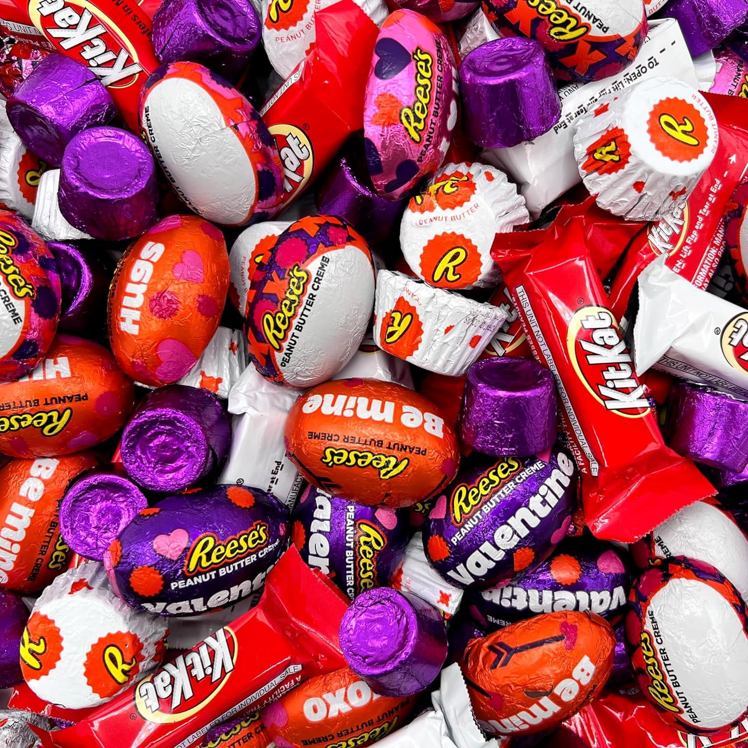 Valentine's Day Chocolate Candy Assortment ROLO, KITKAT Bars, REESES ...