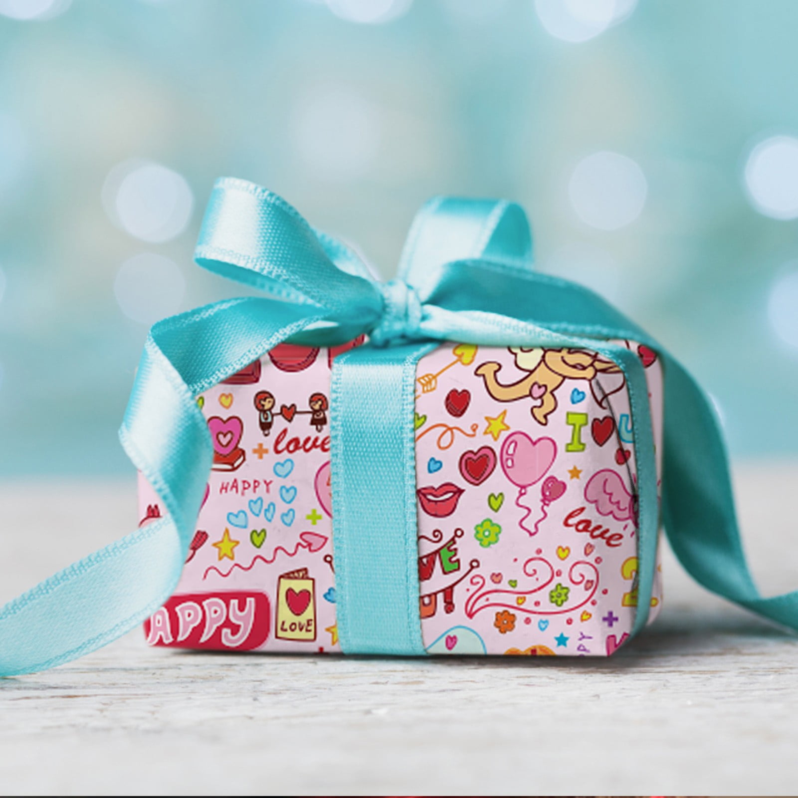 Valentine's Day Christmas Candy Paper Valentine'S Day Wrapping Paper ...