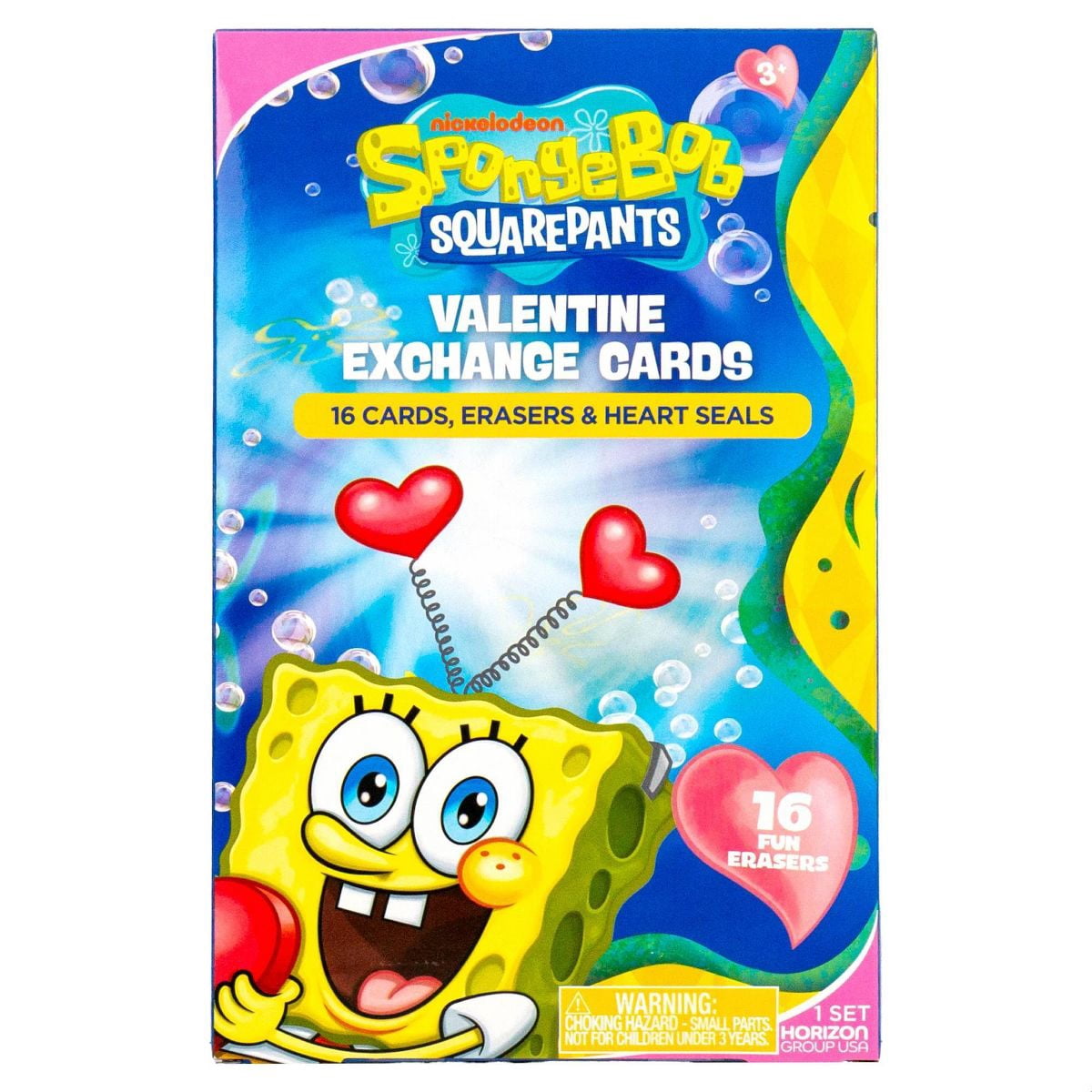 Valentine's Day Classroom Exchange Cards - Spongebob Squarepants - 16 ...