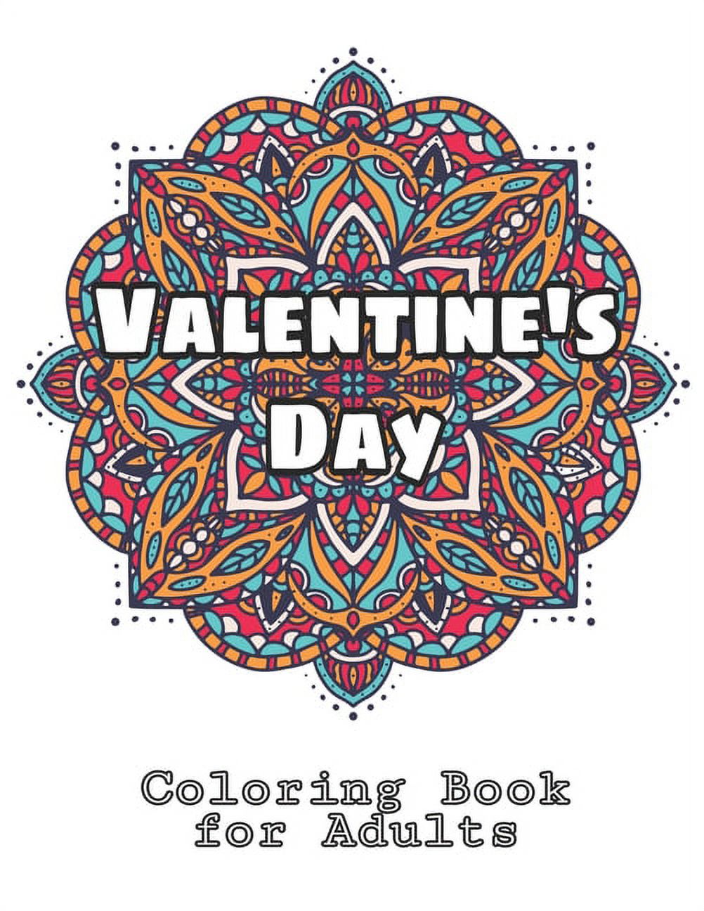 Valentine's Day Coloring Book for Adults: Featuring Romantic Valentine ...