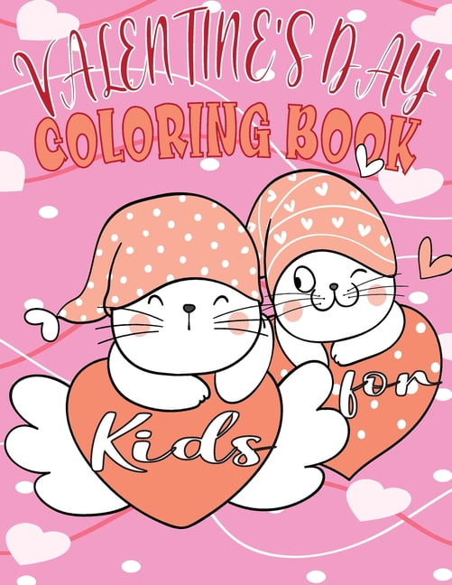 Valentine's Day Coloring Book for Kids: Valentine's day romance ...