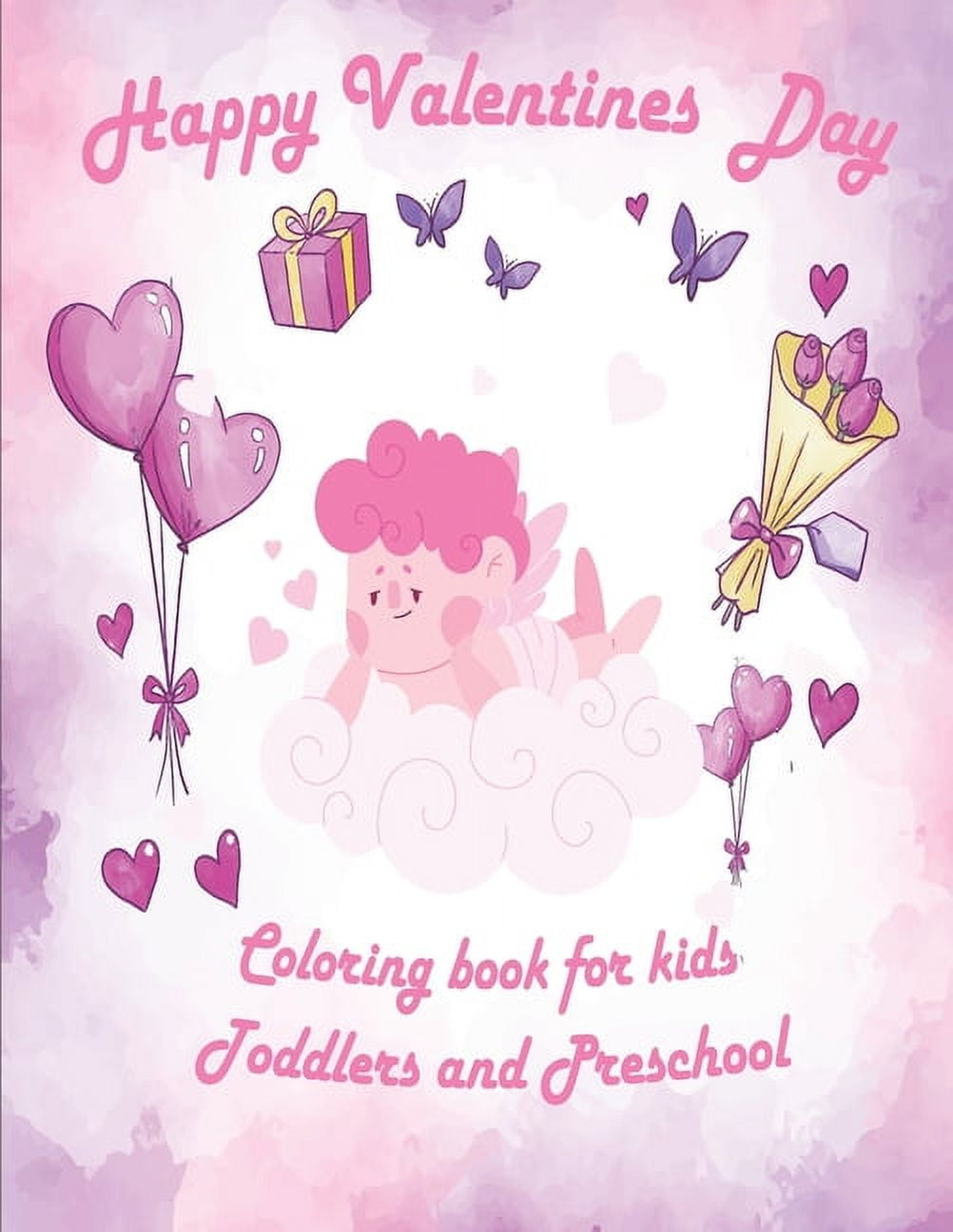 Valentine's Day Coloring Book for Kids: valentines coloring book for ...