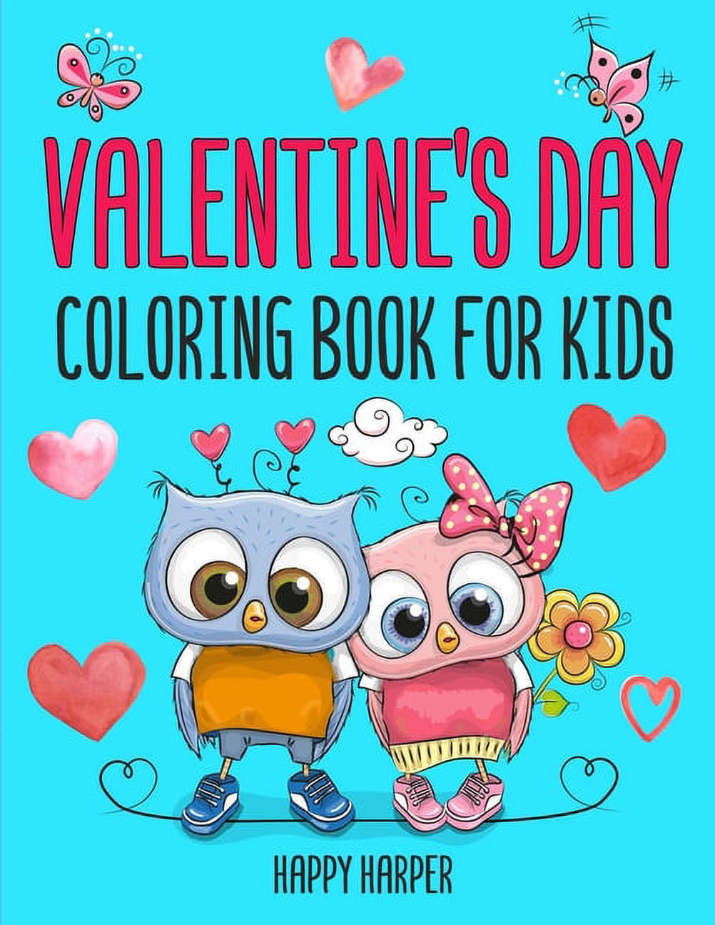 Valentine's Day Coloring Book, (Paperback) - Walmart.com