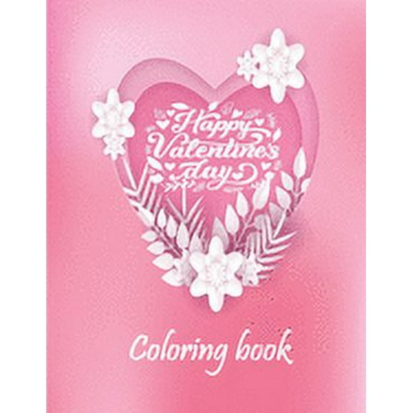 Love Heart Rose Coloring Pages