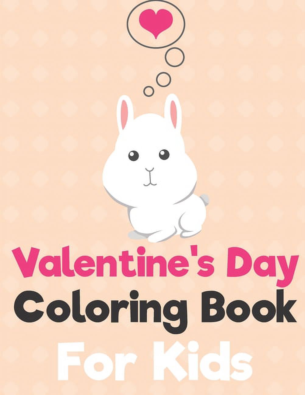 Valentine's Day Coloring Book for Kids: A Fun Valentine's Day Animals ...