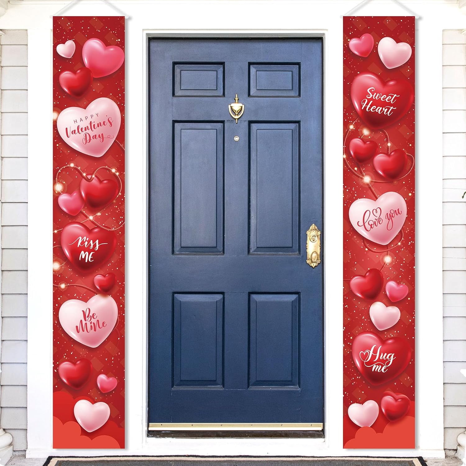 Valentine''s Day Decoration Door Banner Valentine Hanging Front Porch ...