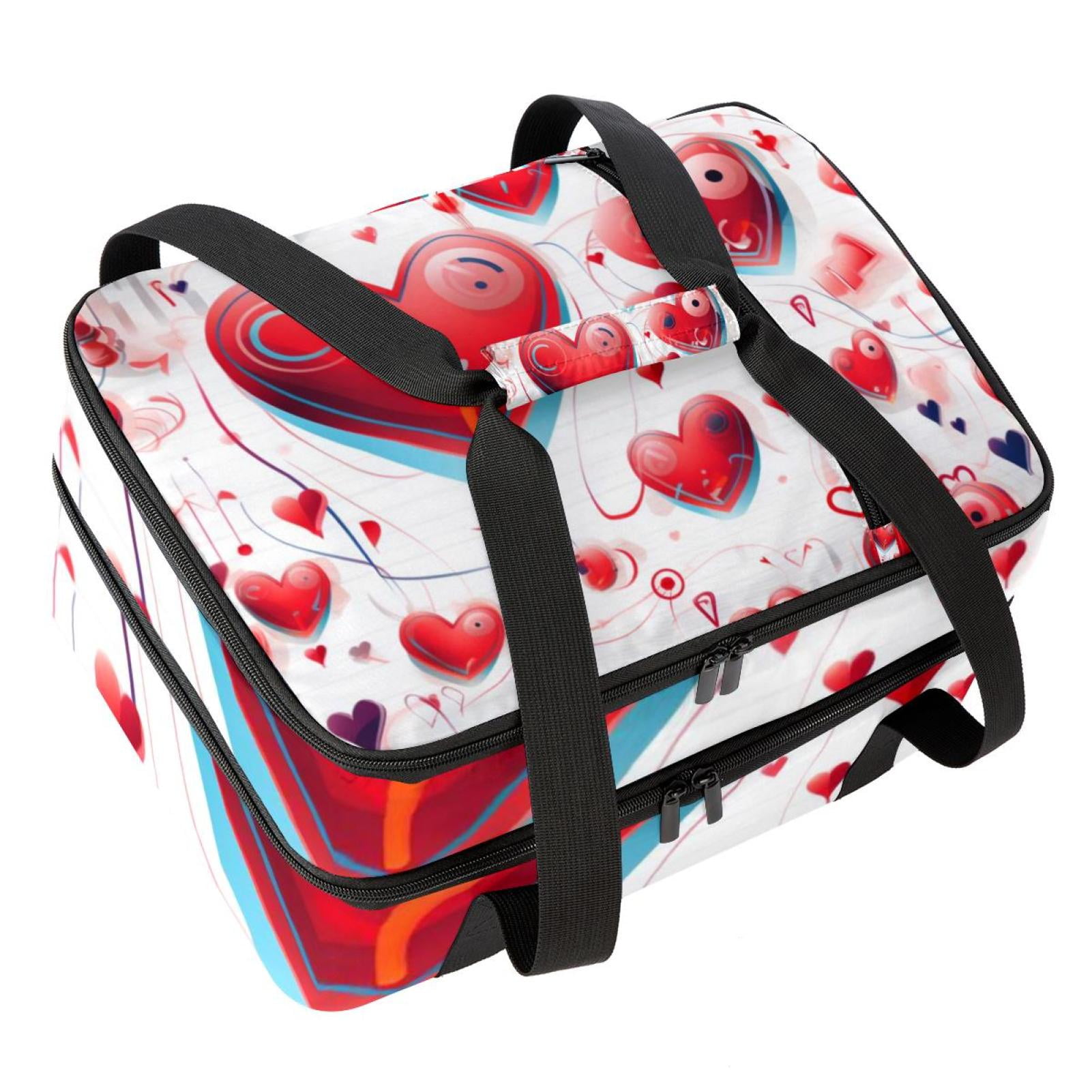 Valentine's Day Double Layered Insulated Refrigerated Lunch Bag with ...