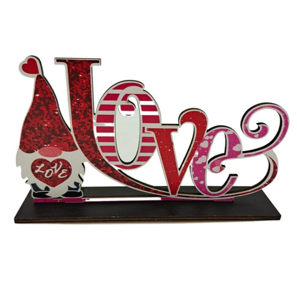 Valentine's Day Engraved Heart Sign, Home Decorations Ornament ...