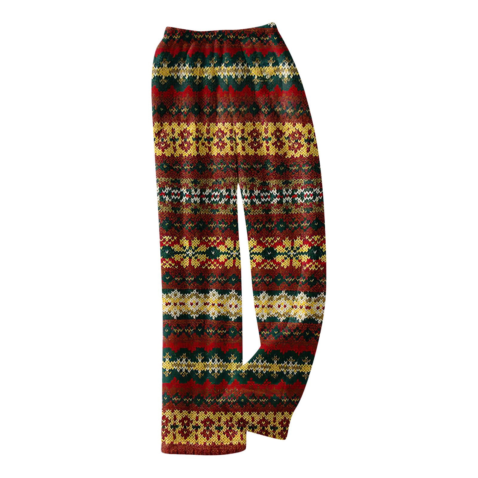 Valentine's Day Fluffy Flannel Pajama Pants Women Plush Comfy Loose ...