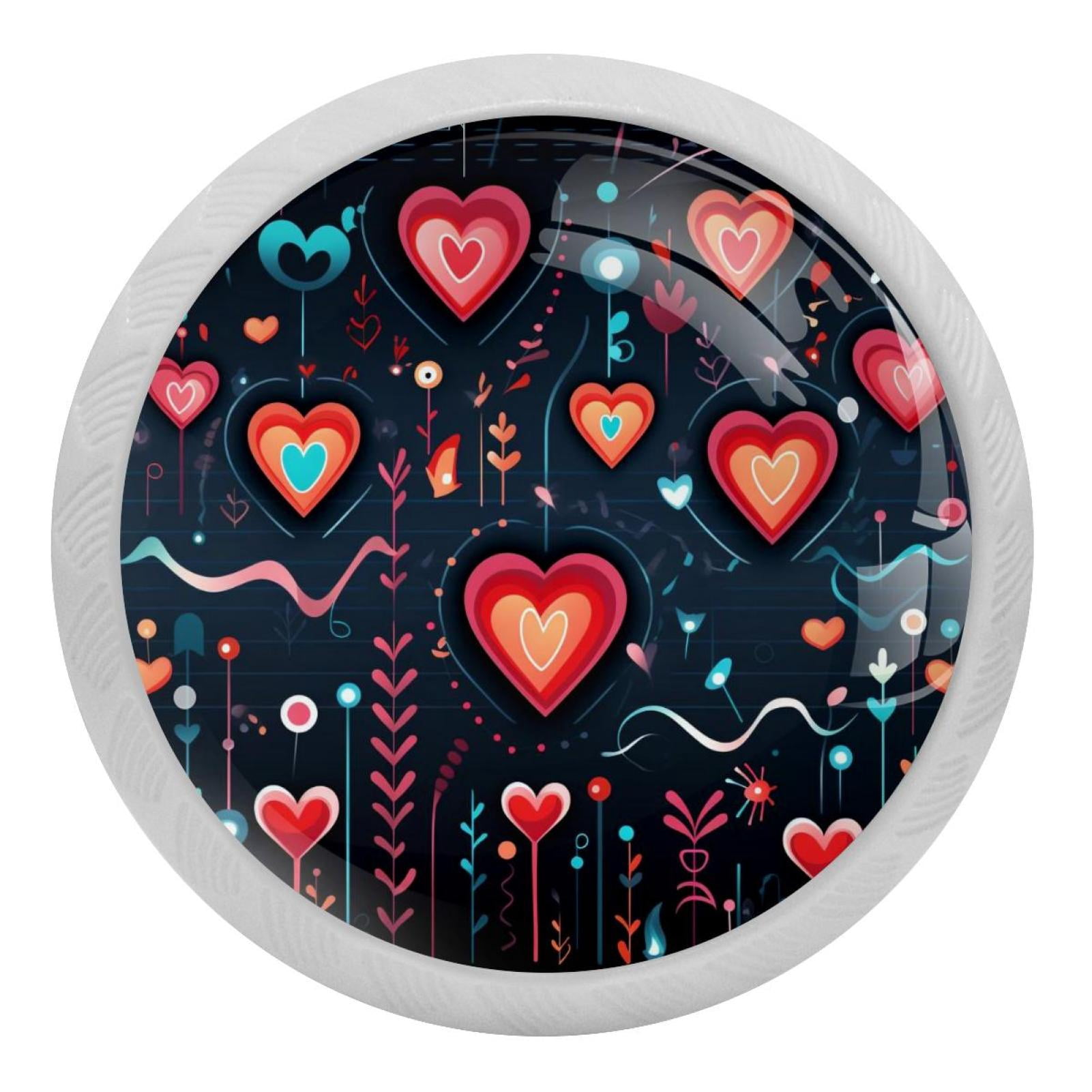 Valentine's Day Fluorescent Glow-in-the-Dark Dresser Pulls with Screws ...