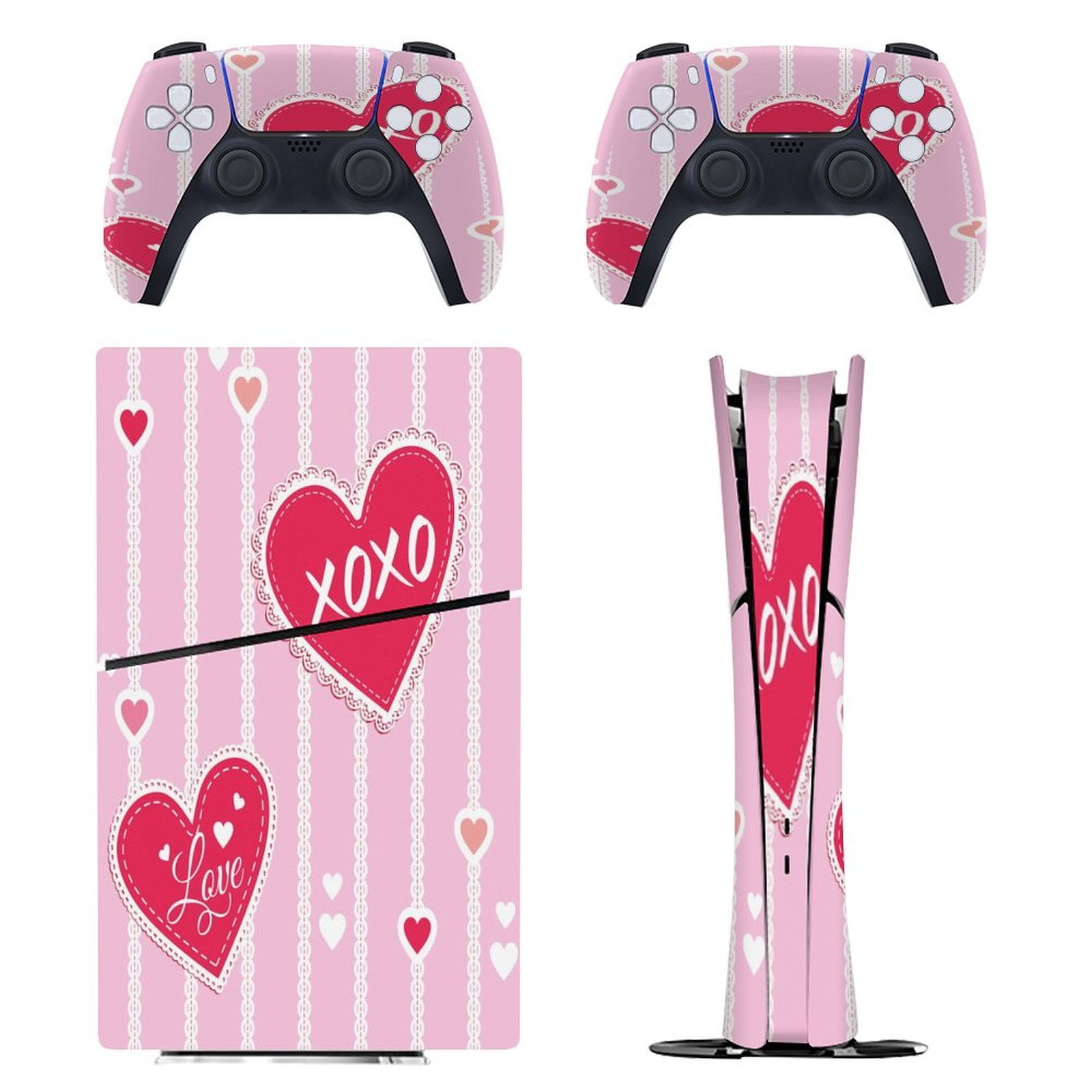 Valentine's Day, Fun, Lines PS5/PS5 Slim Digital Disc Skin Sticker For ...
