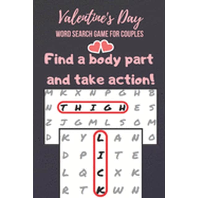 Valentine's Day Game for Couples: Word Search Challenge for Adults ...
