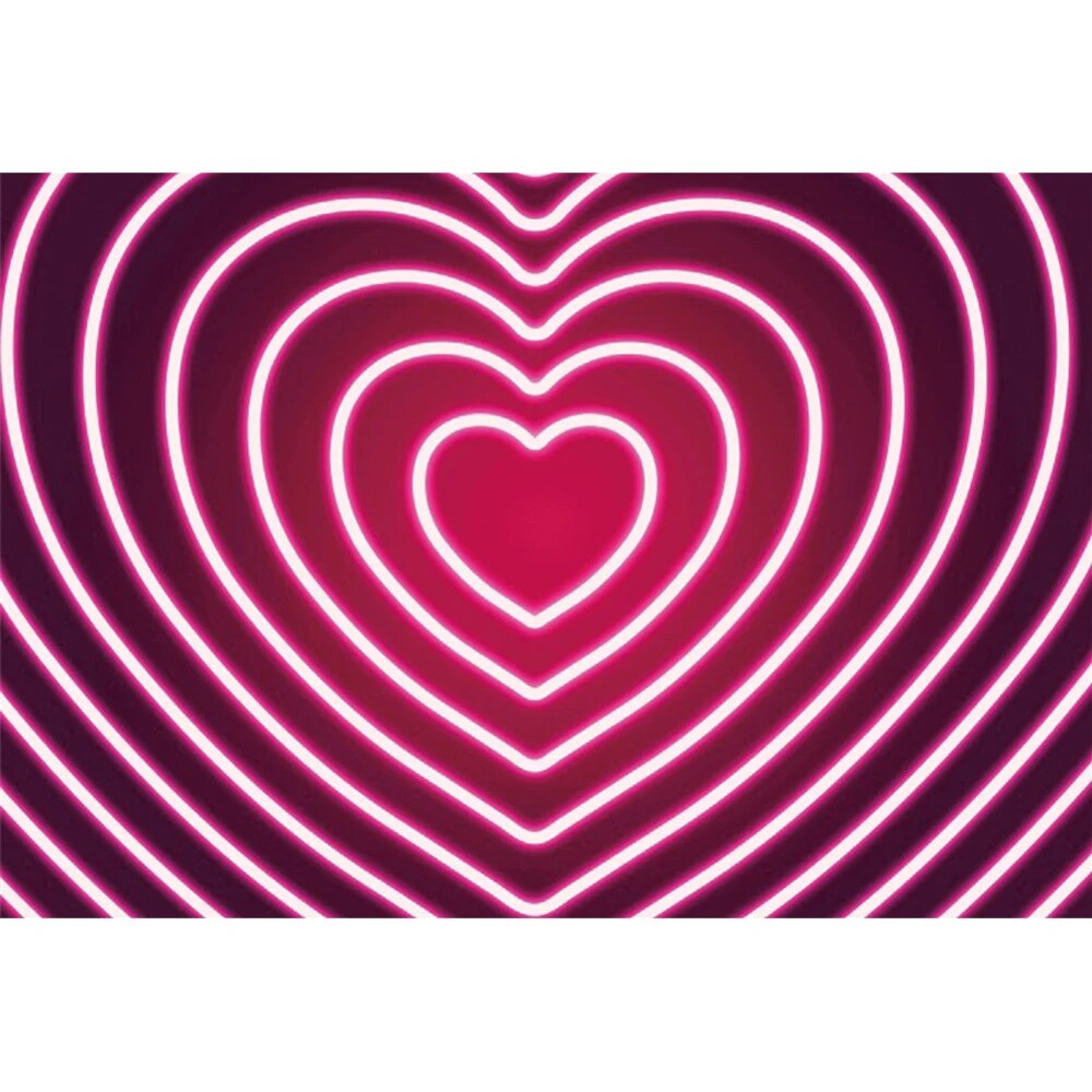 Valentine's Day Glitter Heart Photography Backdrop Love Romantic ...