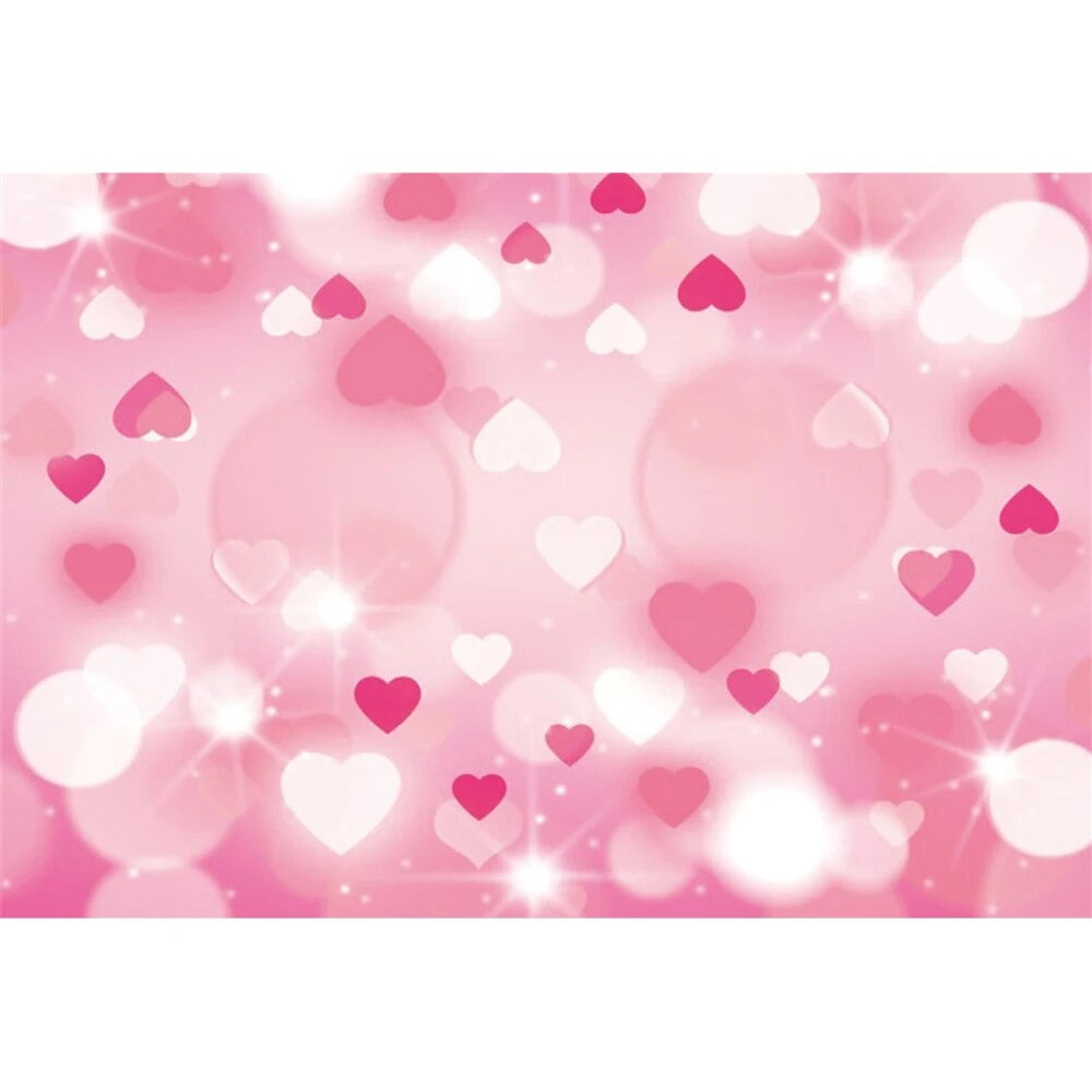 Valentine's Day Glitter Heart Photography Backdrop Love Romantic ...