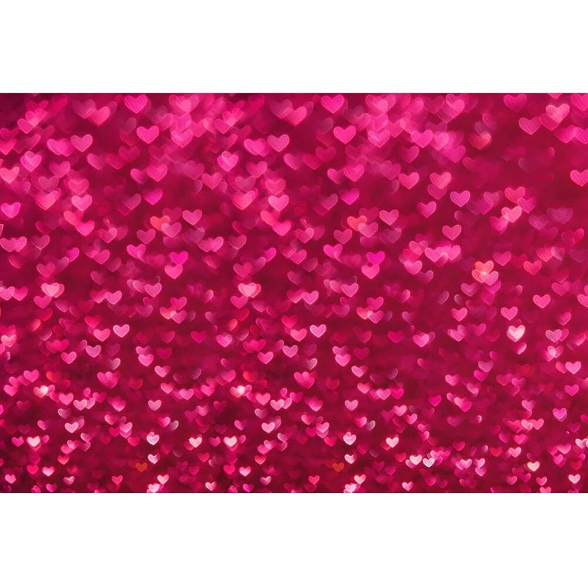 Valentine's Day Glitter Heart Photography Backdrop Love Romantic ...