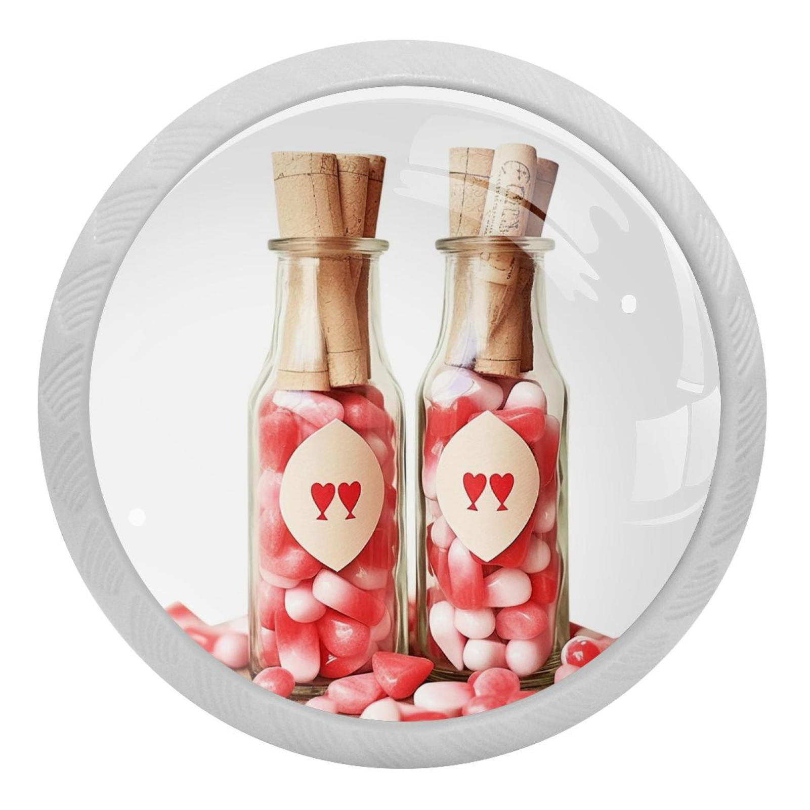 Valentine's Day Glow-in-the-Dark Round Cabinet Knobs - Fluorescent ...