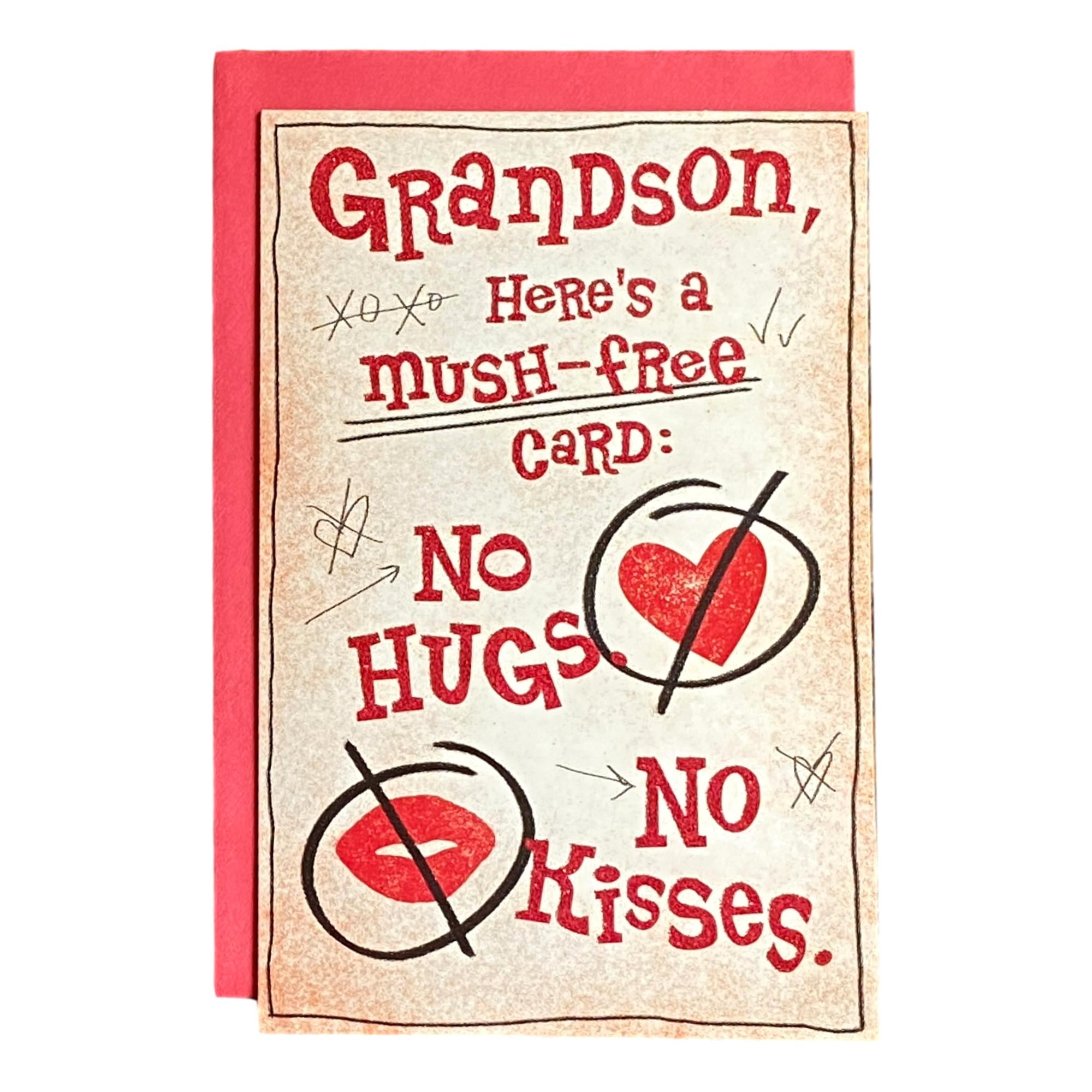 Valentine's Day Greeting Card for Young Grandson - GRANDSON, HERE'S A ...