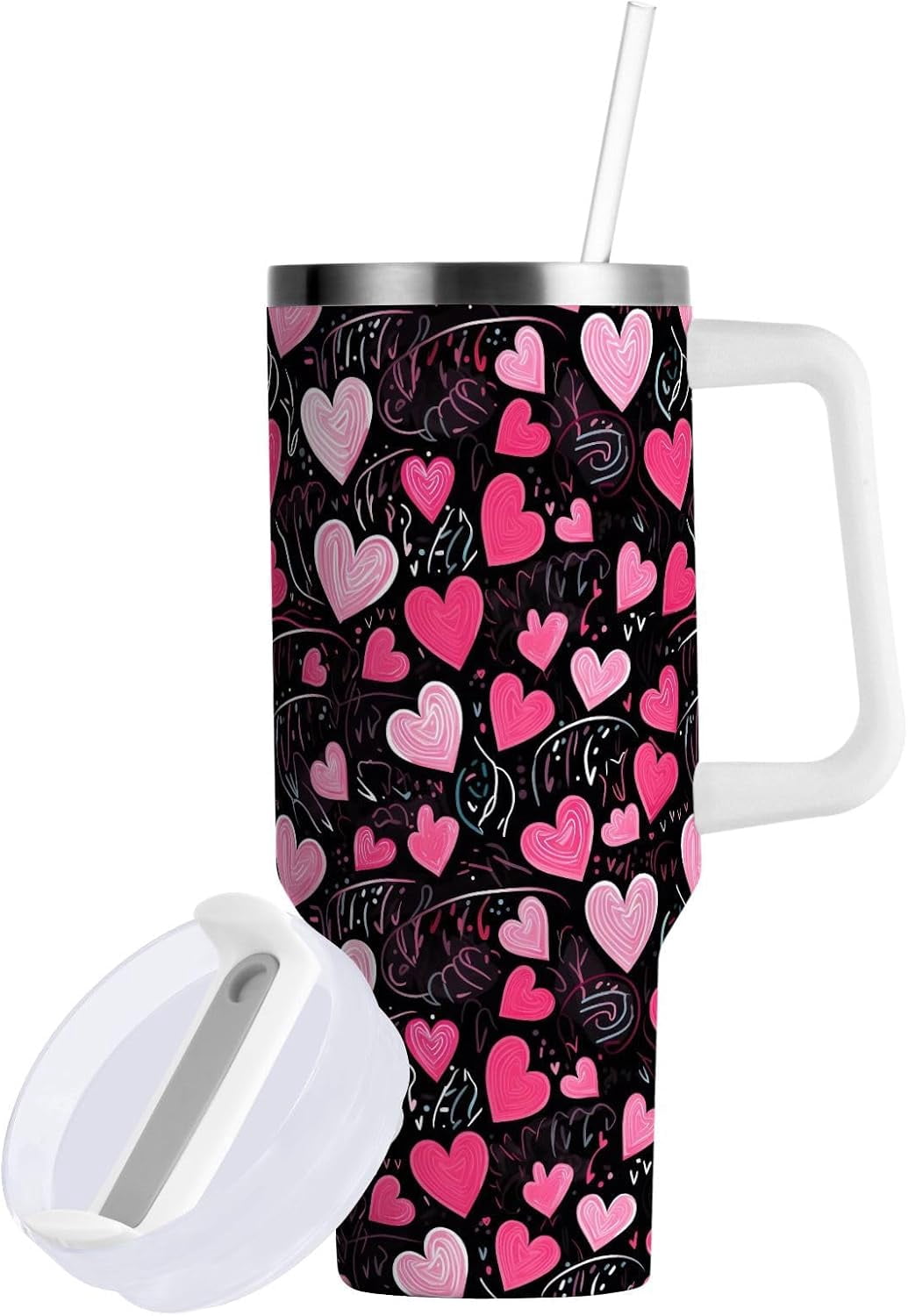 Valentine''s Day Heart Stainless Steel Vacuum Insulated Tumbler ...