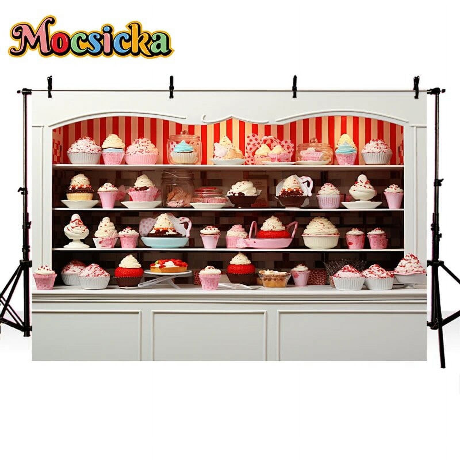 Valentine's Day Kitchen Backdrop Photography Love Cake Romantic ...