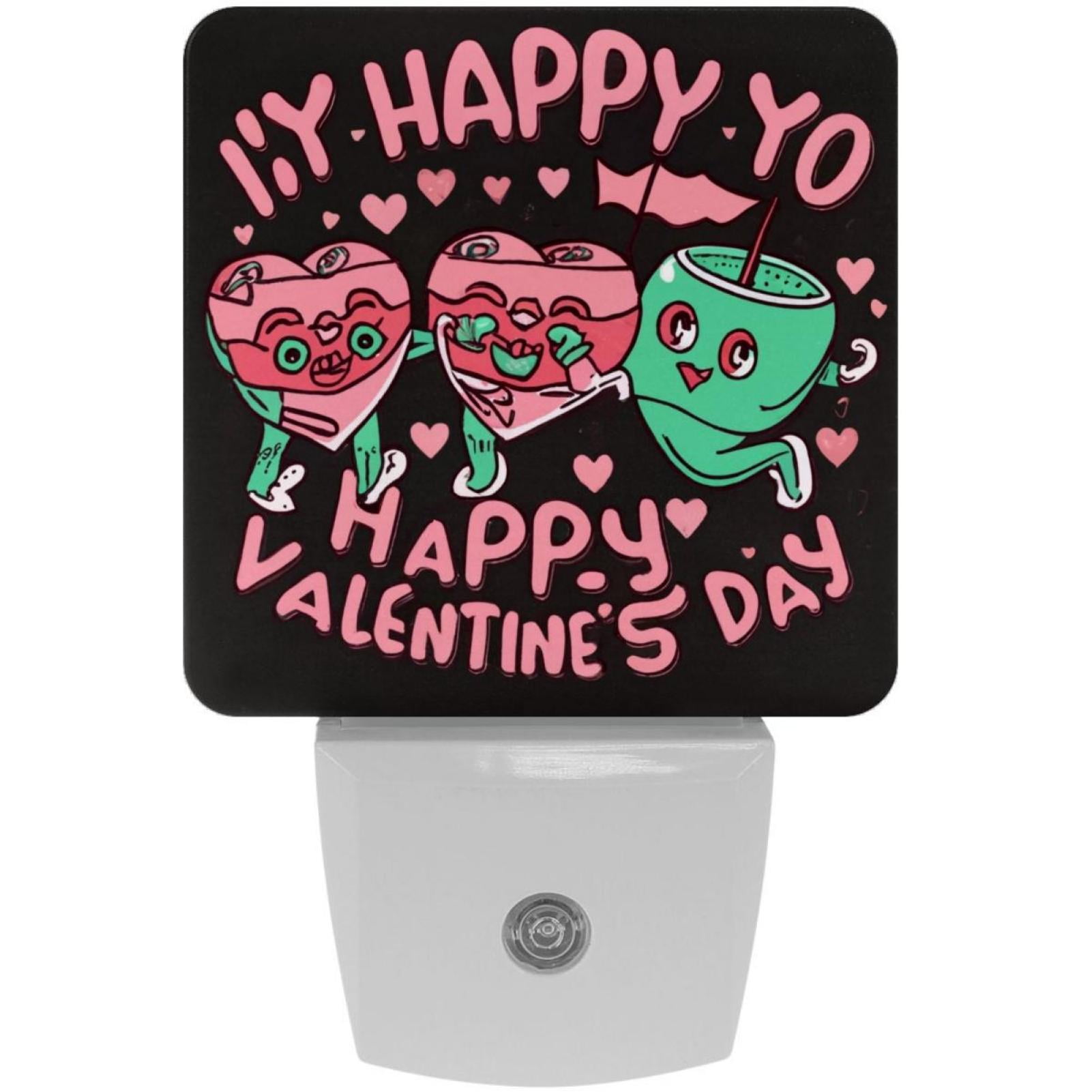 Valentine's Day LED Square Night Lights - Compact and Multifunctional ...