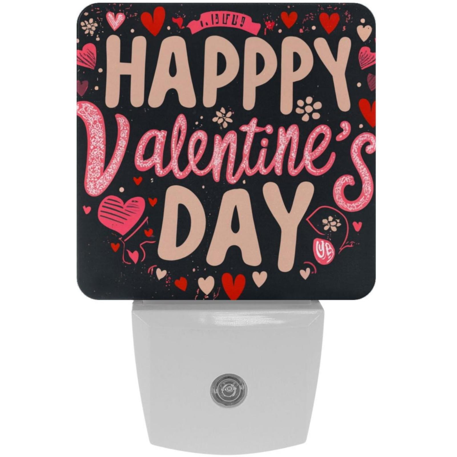 Valentine's Day LED Square Night Lights - Compact and Multifunctional ...