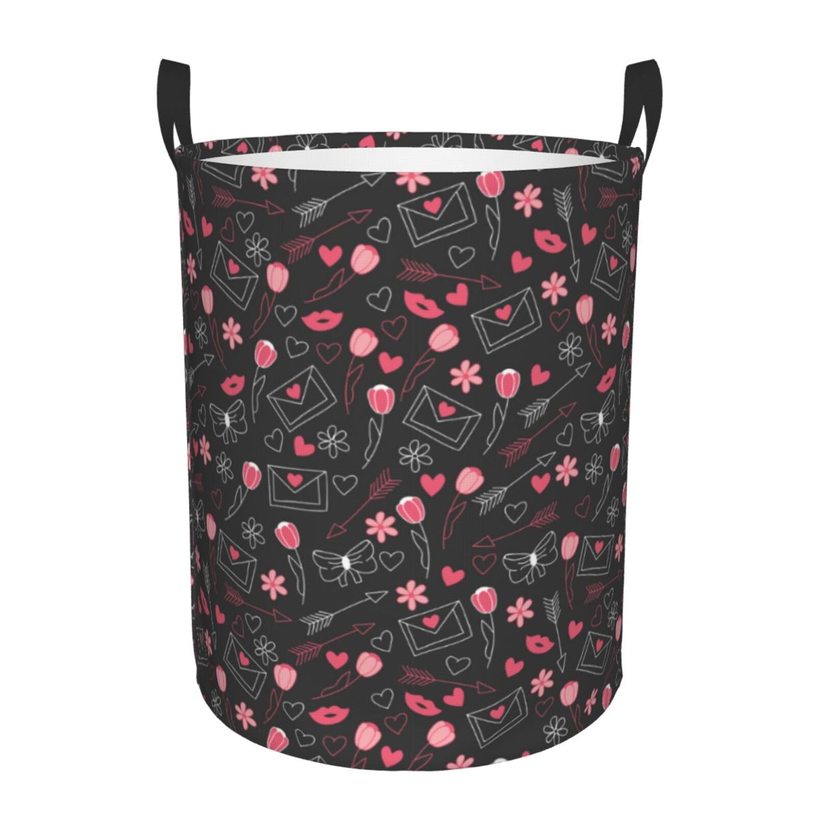 Valentine's Day Laundry Basket, Laundry Hamper Waterproof Laundry Bag ...